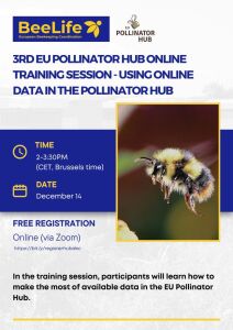 3rd EU Pollinator Hub Online Training Session 14. Dec – Using Data in ...